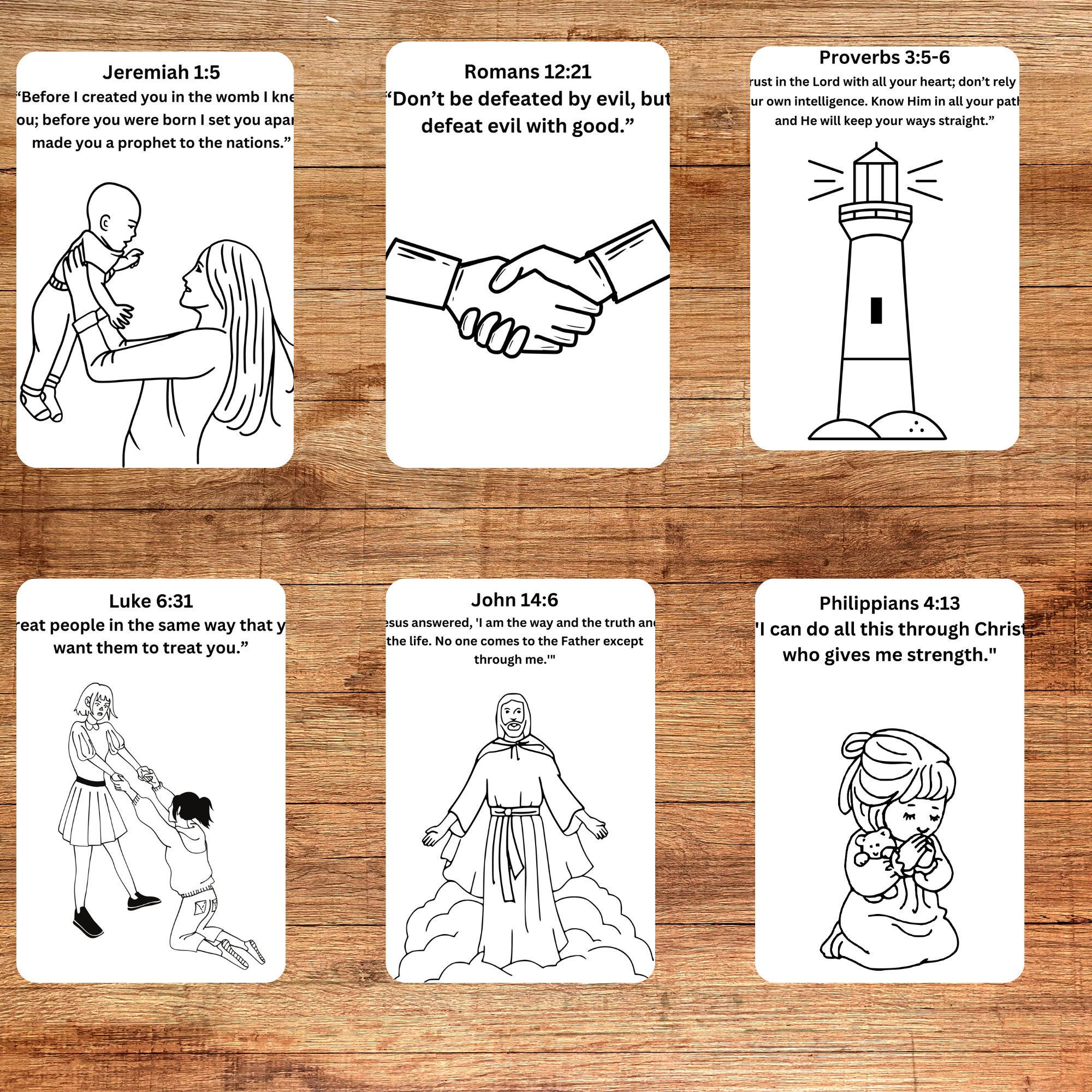 Bible Coloring Pages Christian Memory Verse Scripture Colouring Sheets ...