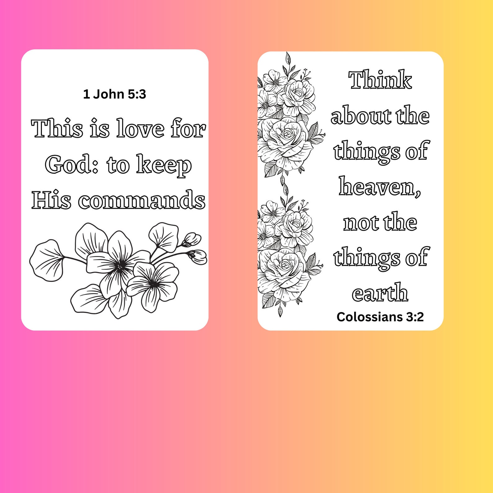 10 Memory Verse Coloring Pages - Bible Verse Colouring Sheets for Kids ...