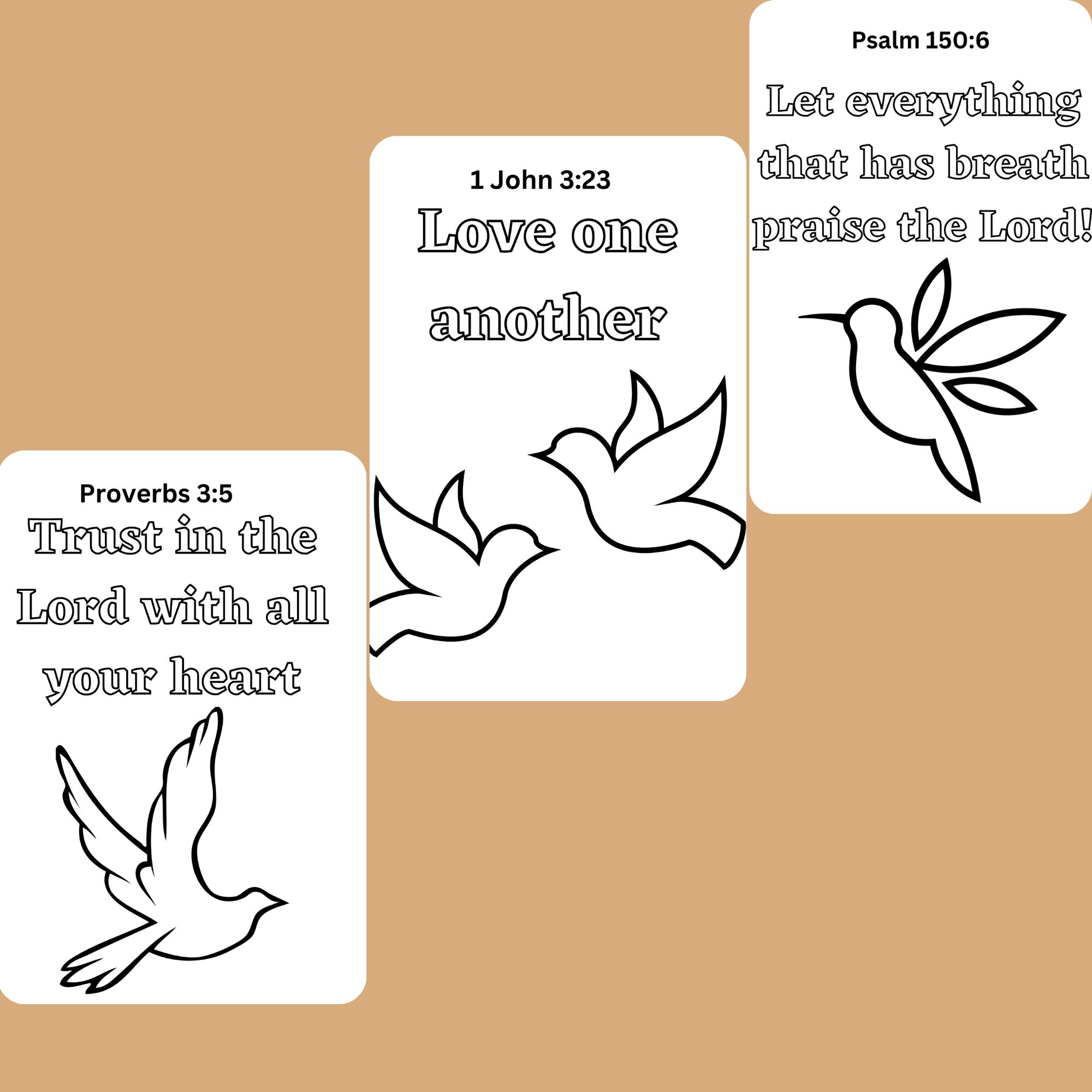 10 Bible Verse Coloring Pages Memory Verse Colouring Sheets for Kids ...