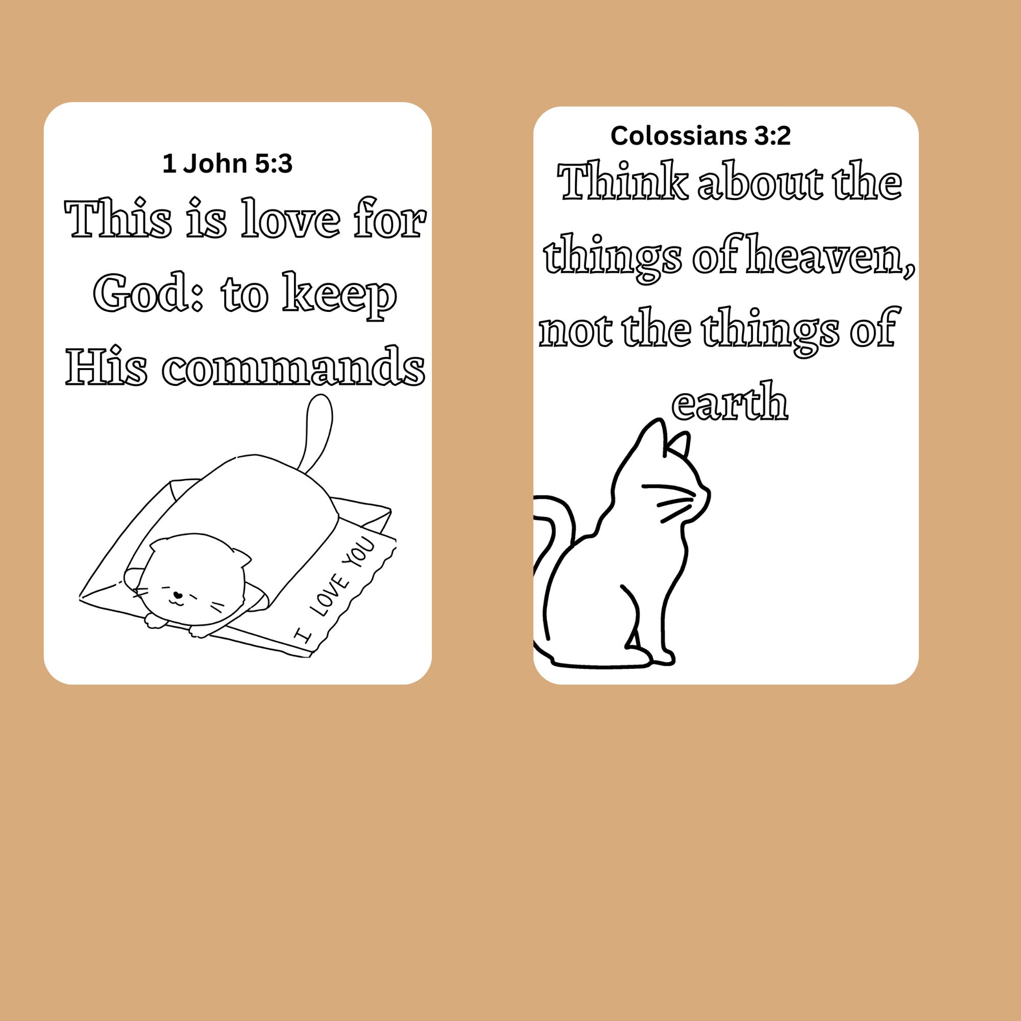 10 Bible Verse Coloring Pages - Memory Verse Colouring Sheets for Kids ...