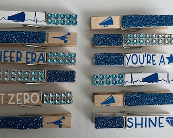 19 Pack Spirit Comp Pins, Cheer Pins, Cheer Clothespins, Cheer ...