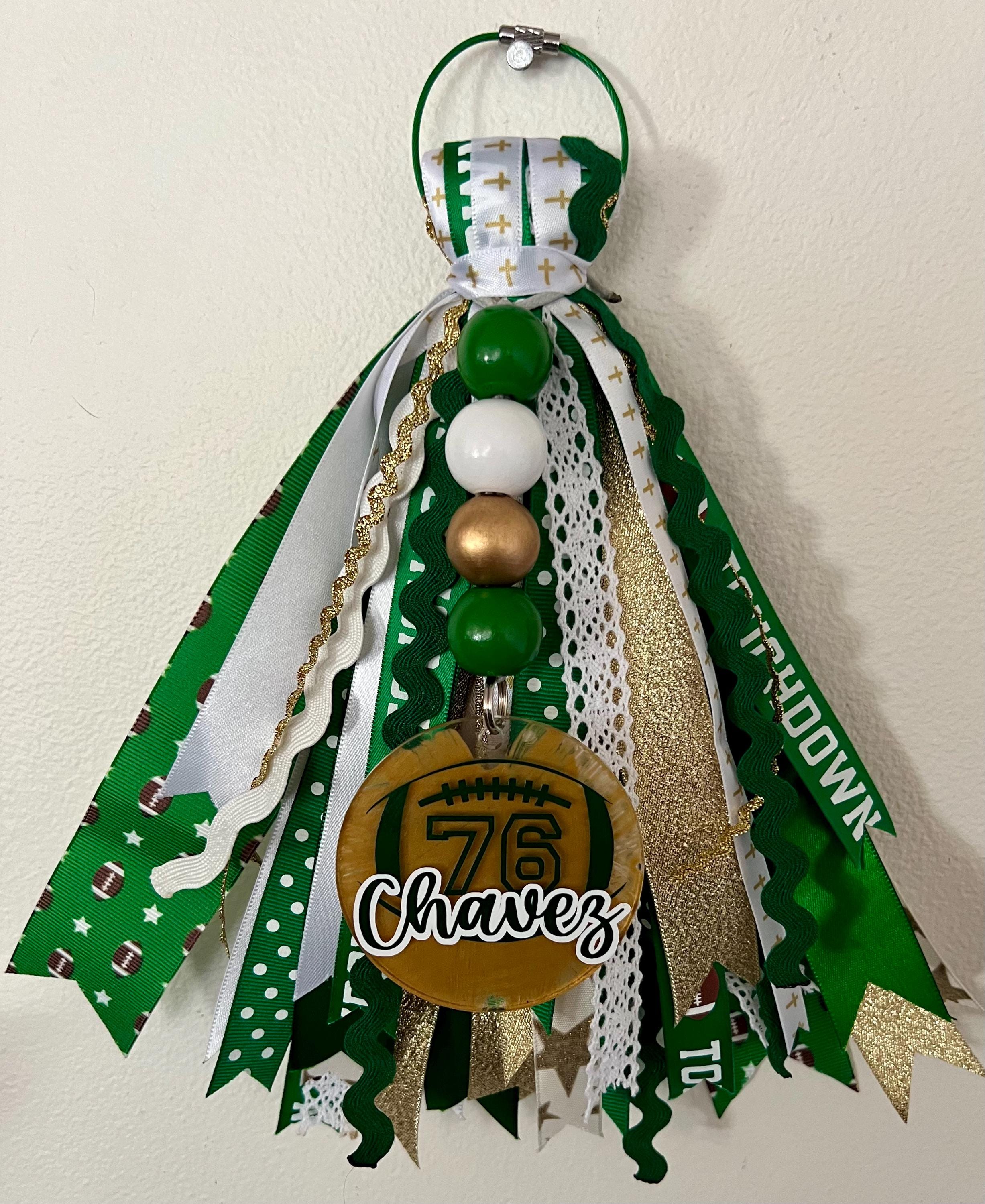 Custom Ribbon Bag Tag Spirit Wear Bogg Bag Tag Ribbon Bag Tassel ...