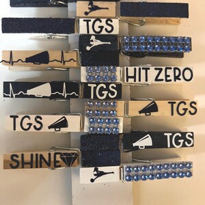 12 Pack Spirit Comp Pins, Cheer Pins, Cheer Clothespins, Cheer ...