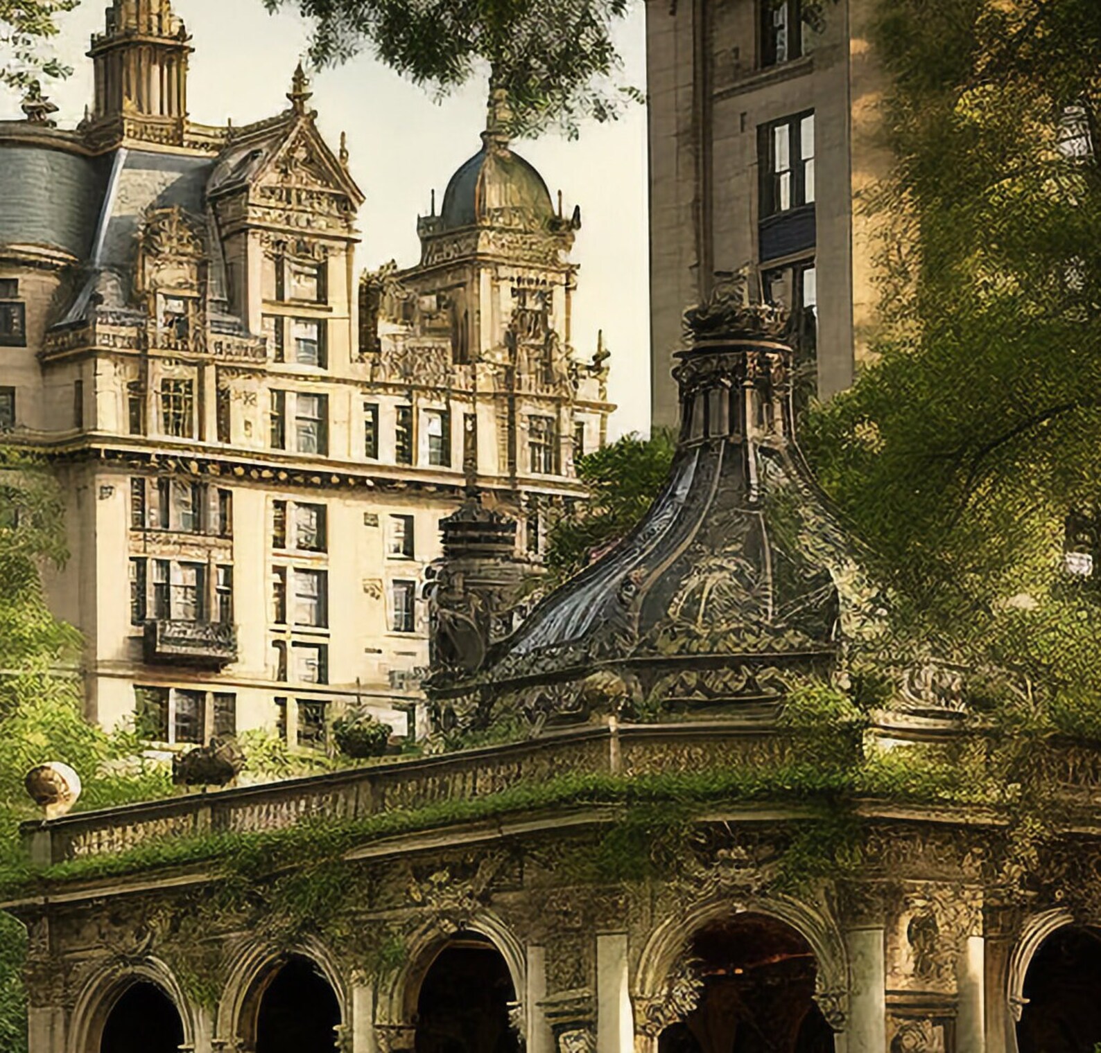 NYC Forested Fantasia Instant Download - Etsy