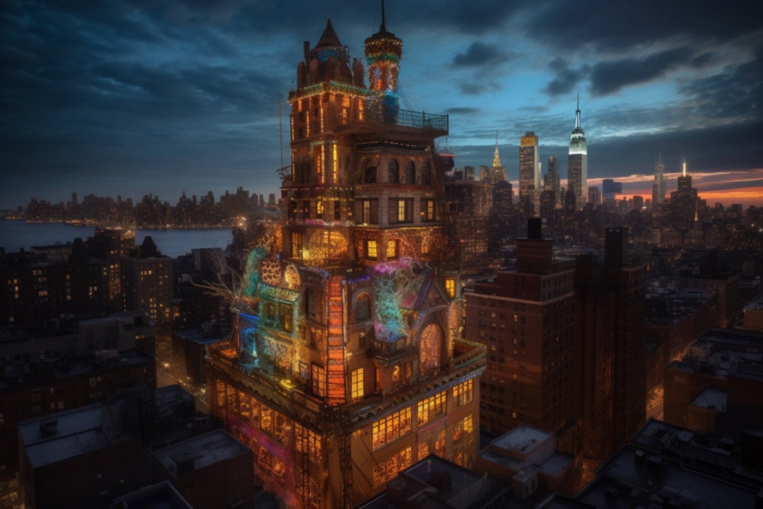 New York Enchanted Heights Instant Download - Etsy