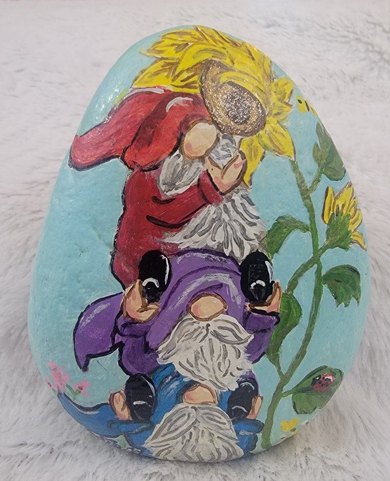 Painted Rocks Gnomes, Birds, Characters, Theme, Personalize, Etc. - Etsy