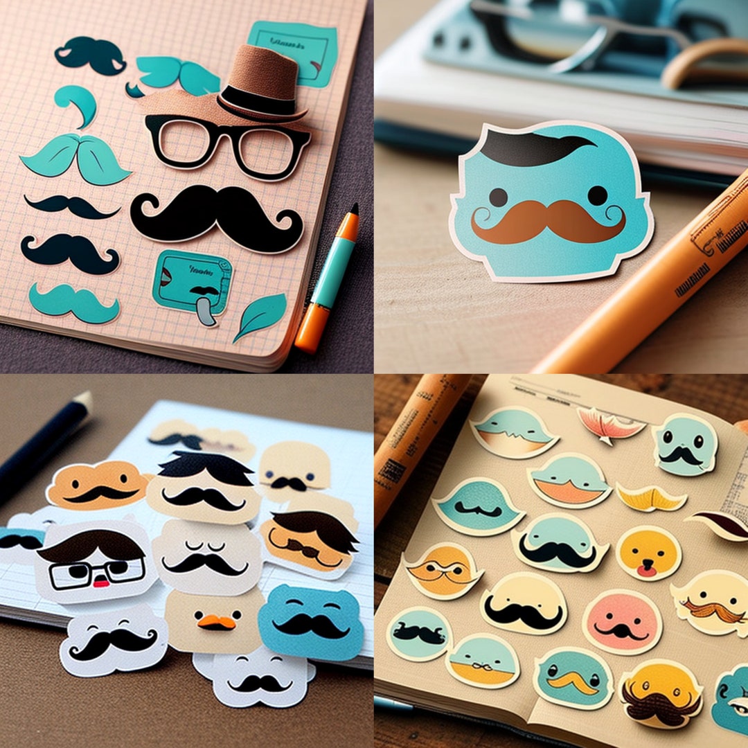 Mustache Art Prints That Make a Statement - Etsy
