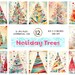 12 Holiday Trees Digital Journal Paper - High Quality Images - JPEG ...
