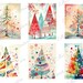 12 Holiday Trees Digital Journal Paper High Quality Images JPEG Files ...