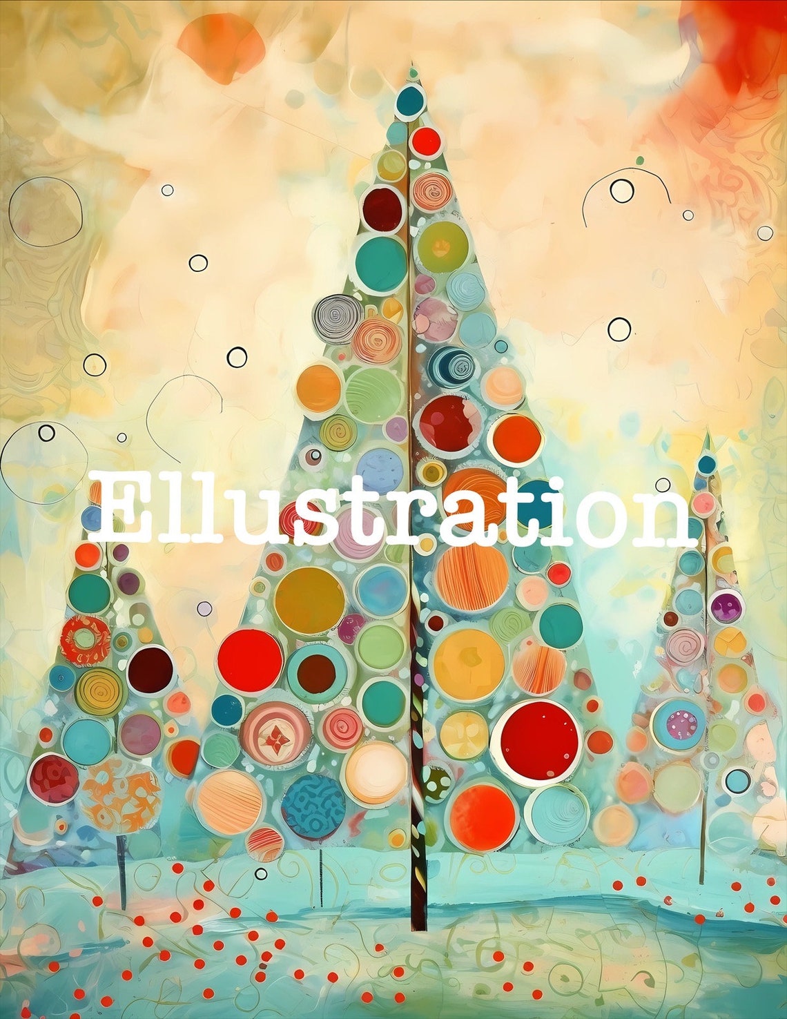 12 Holiday Trees Digital Journal Paper High Quality Images - Etsy