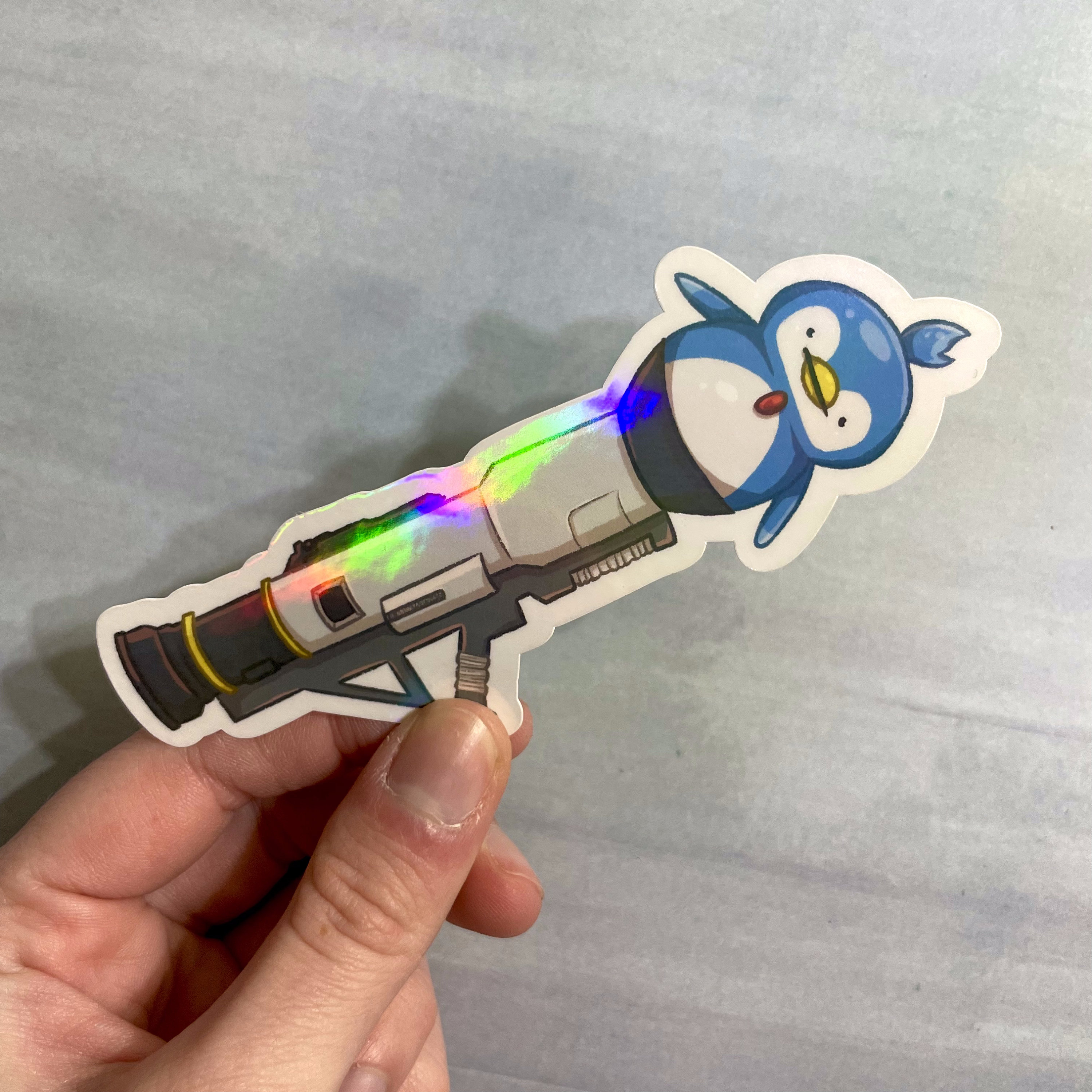 Pengullet Rocket Launcher - Palworld Water-resistant Sticker - Etsy