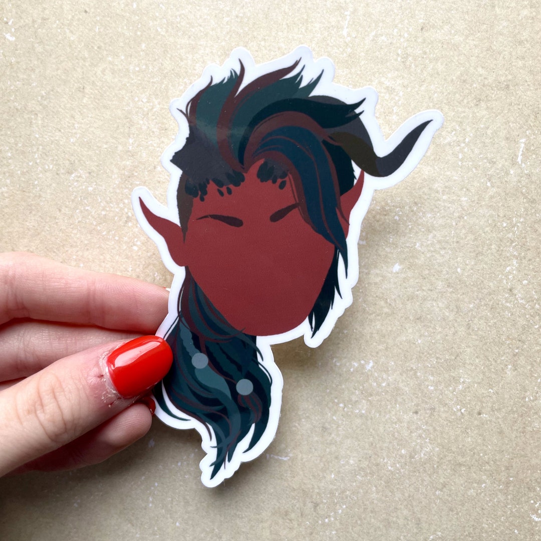Karlach - Faceless Baldur's Gate 3 Water-resistant Sticker - Etsy