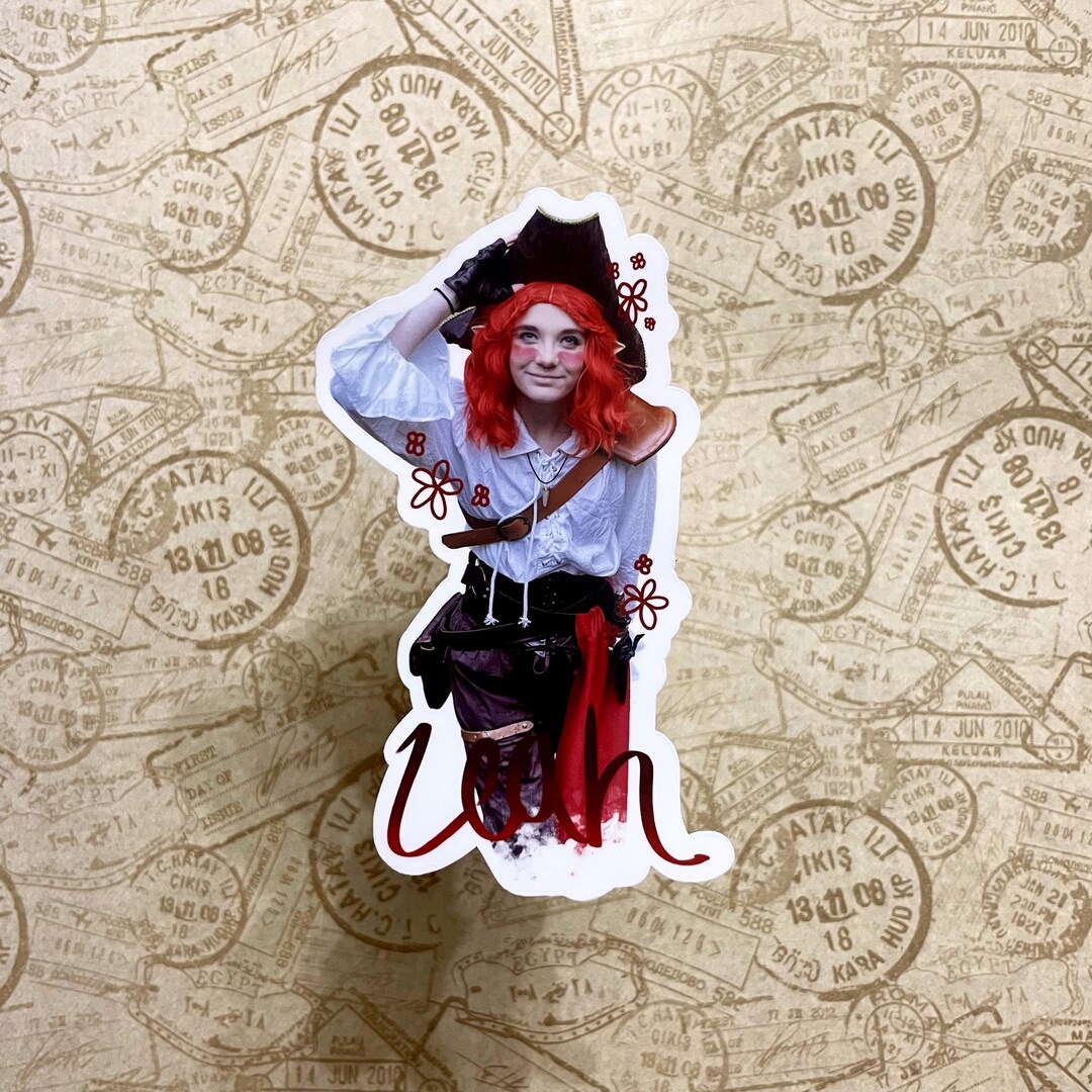 Leah - Cosplay Water-resistant Sticker - Etsy