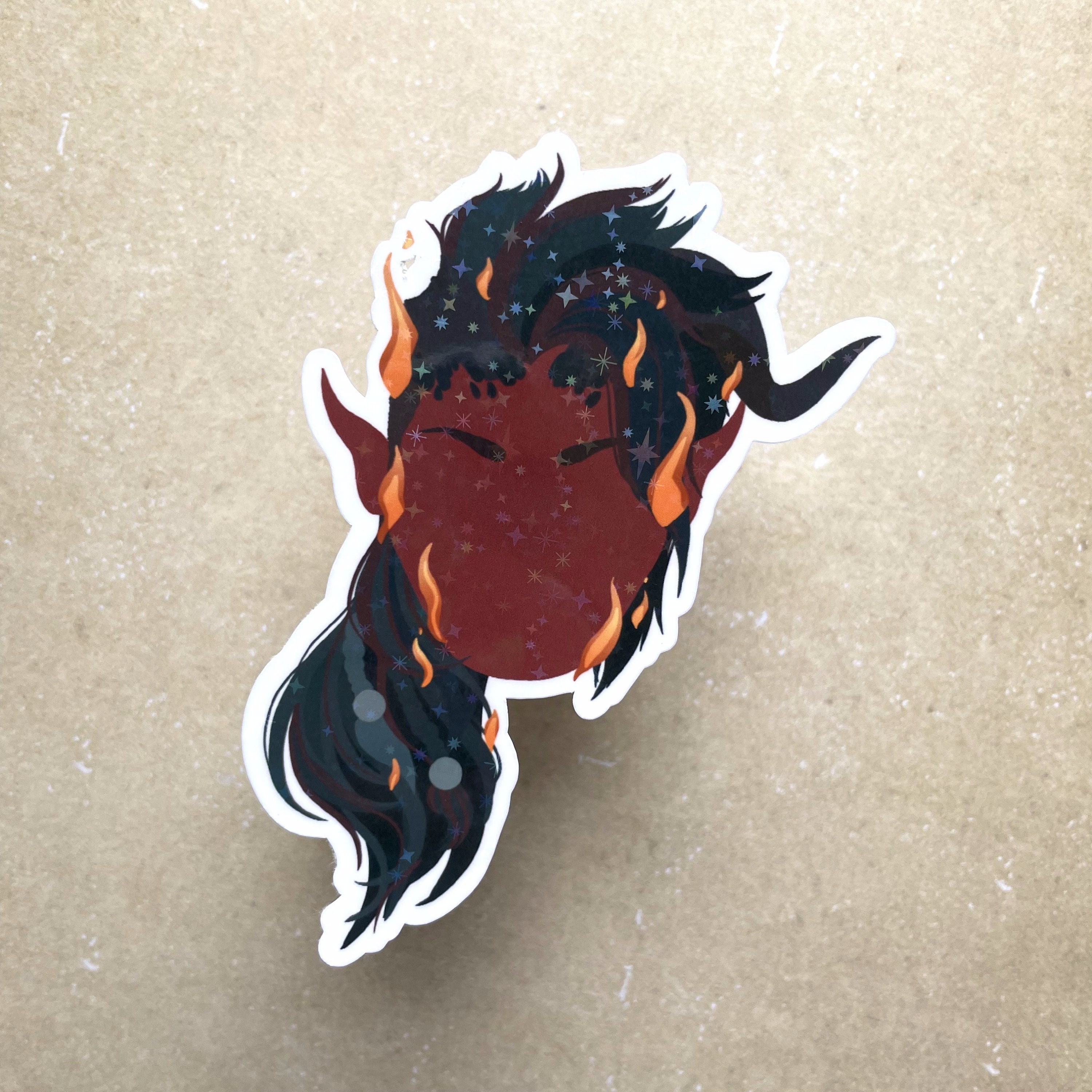 Karlach Faceless Baldur's Gate 3 Water-resistant Sticker - Etsy
