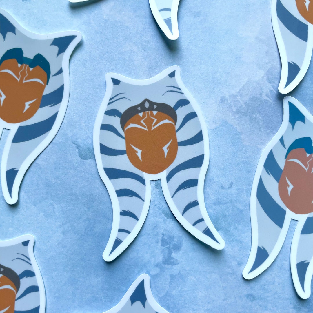 Ahsoka Faceless Star Wars Water-resistant Stickers - Etsy