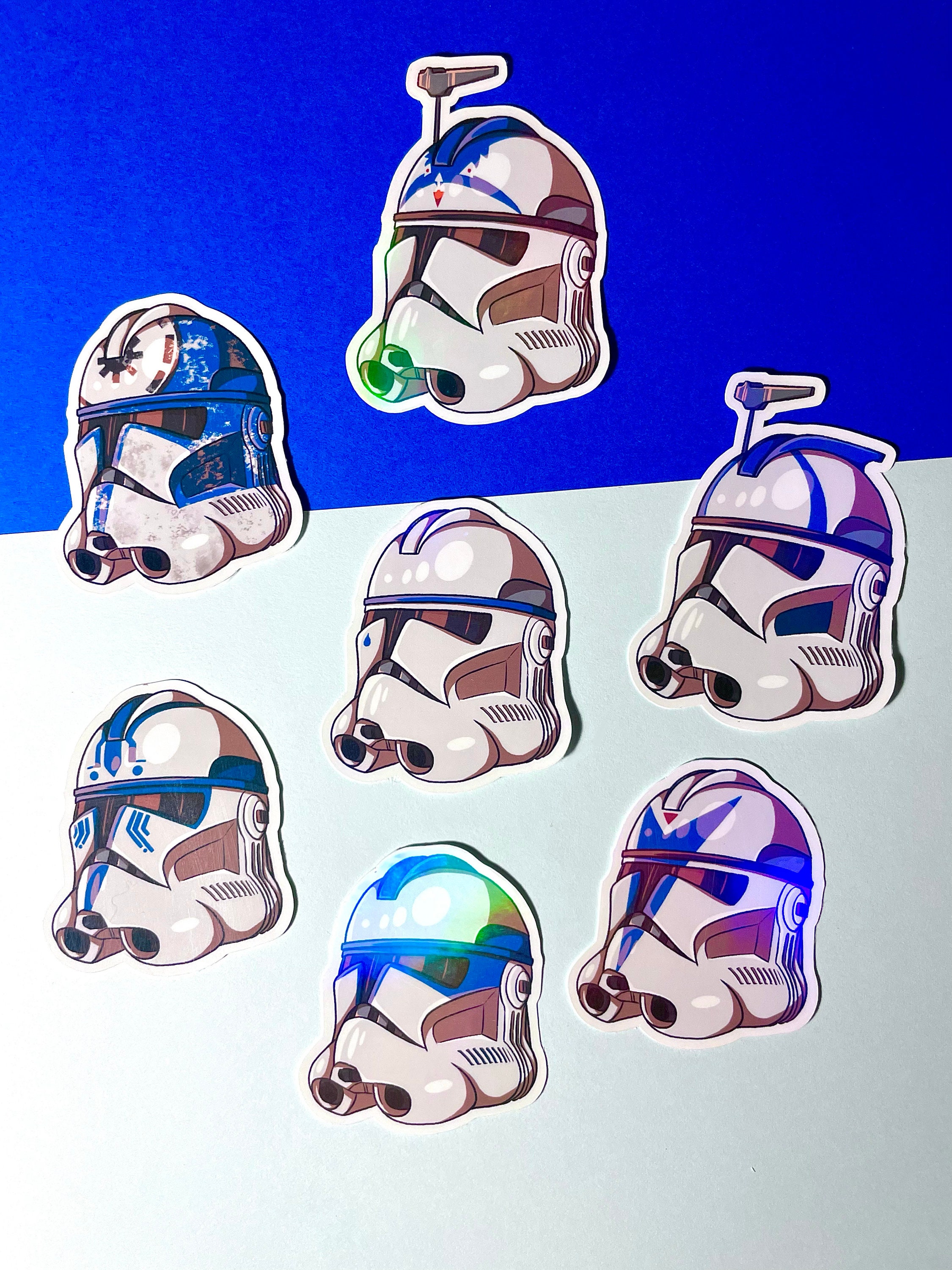 The Boys Helmet Stickers Star Wars Clone Water-resistant - Etsy