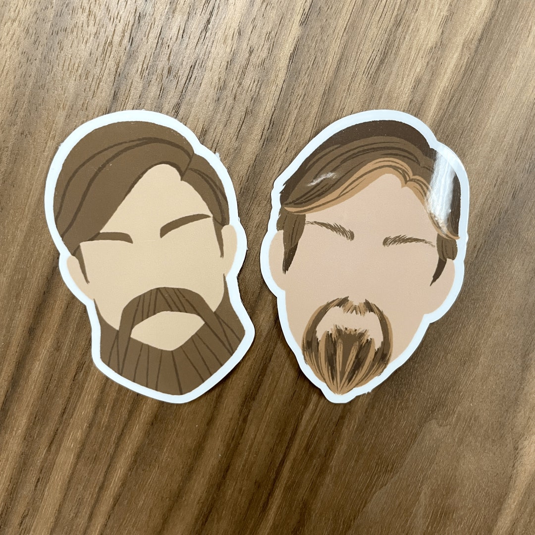 Obi-wan Kenobi Faceless Star Wars Water-resistant Stickers - Etsy