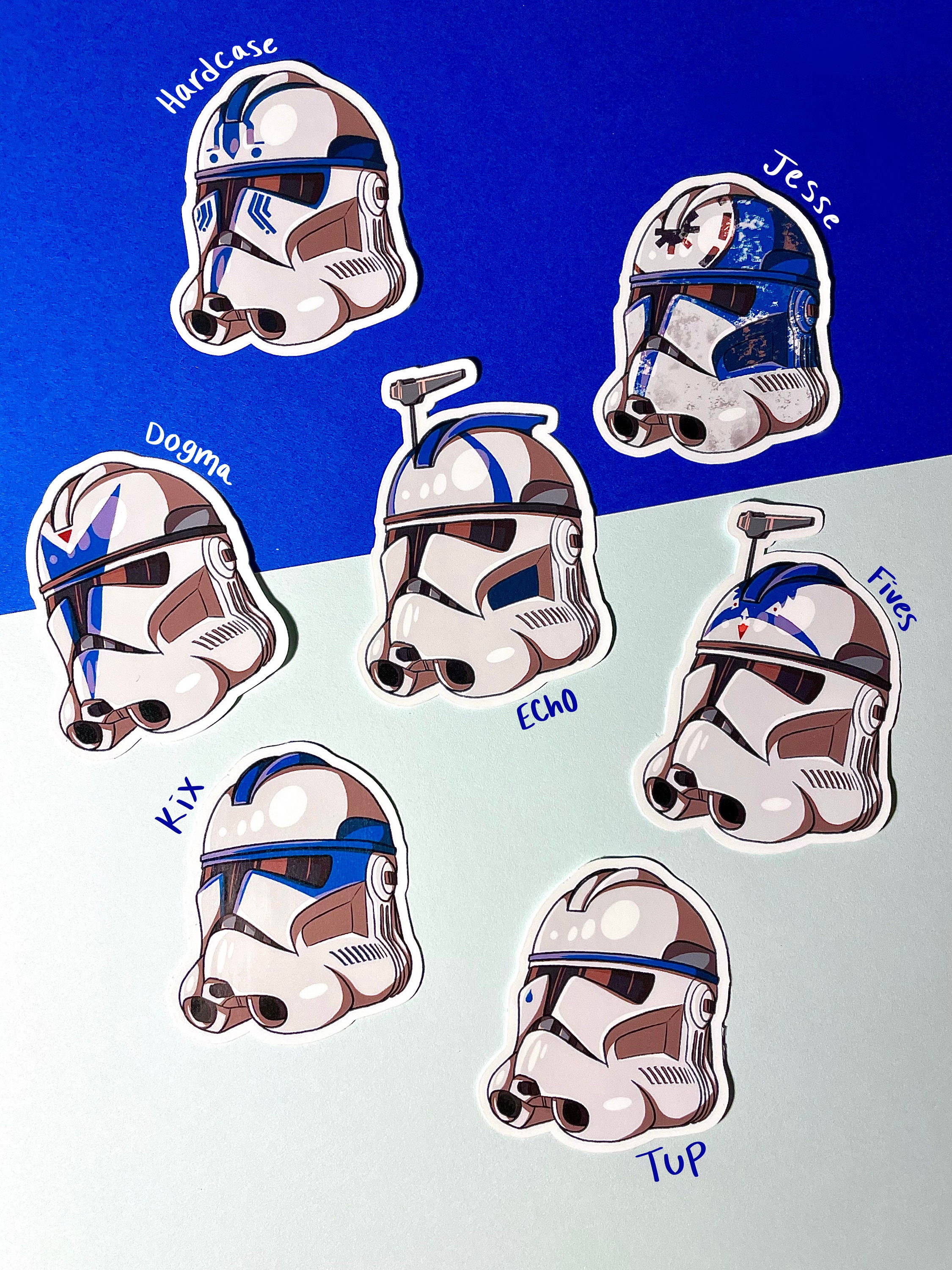 The Boys Helmet Stickers - Star Wars Clone Water-resistant Stickers - Etsy