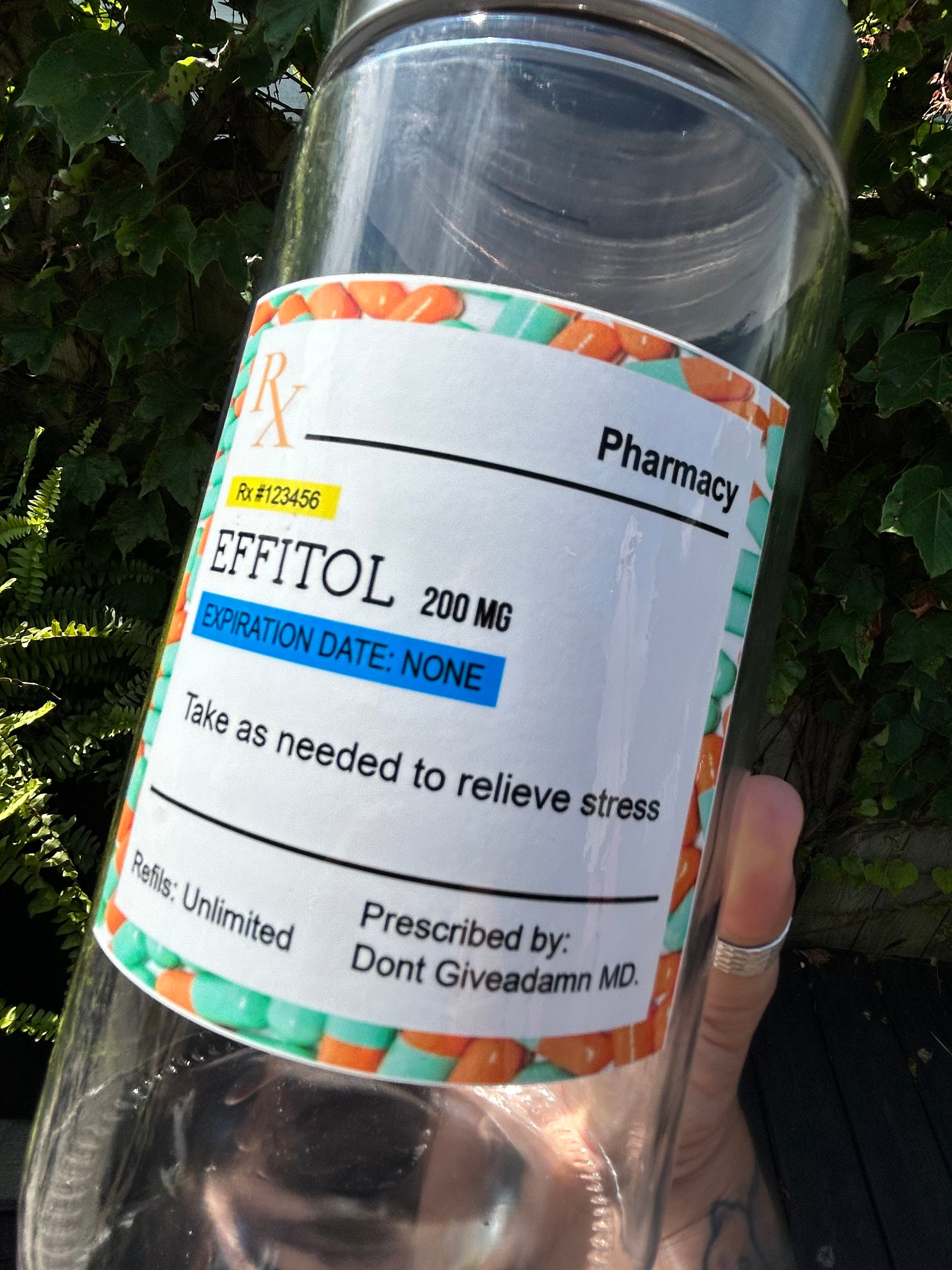 Effitol Prescription Label PNG, Sublimation DTF, Sticker, Printable ...