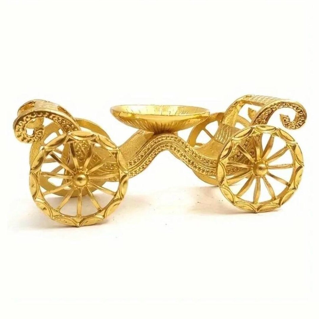 Cute Carriage Crystal Sphere Display | Golden Crystal Ball Holder ...