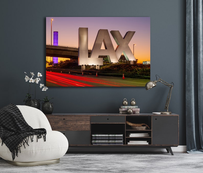 LAX Sign, Los Angeles - Etsy