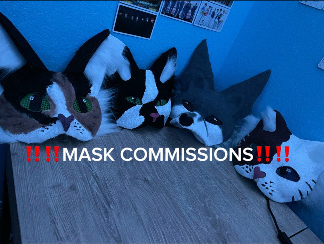Feline Mask Commissions!! READ DESCRIPTION - Etsy