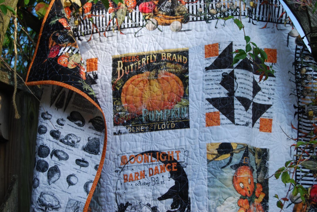 Halloween, Riley Blake Barn Dance Quilt Pattern, Fabric Bundle W ...