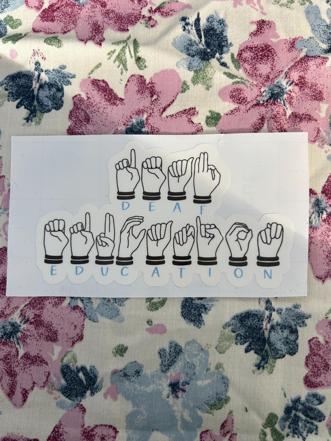 Deaf Education Sign Language Sticker - Etsy