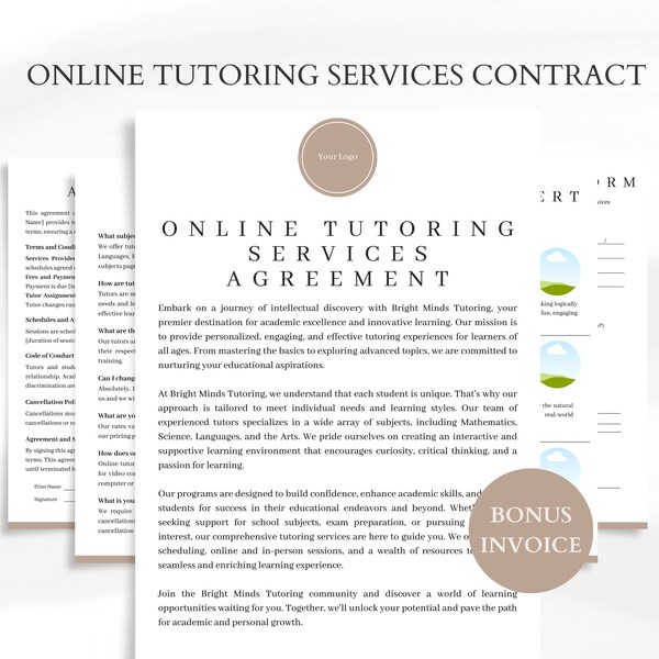 Tutoring Flyer - Etsy