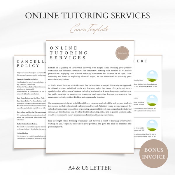 Tutoring Flyer - Etsy