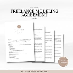 Freelance Modeling Agreement Template - Professional Contract for Models and Agencies - Edit in ...