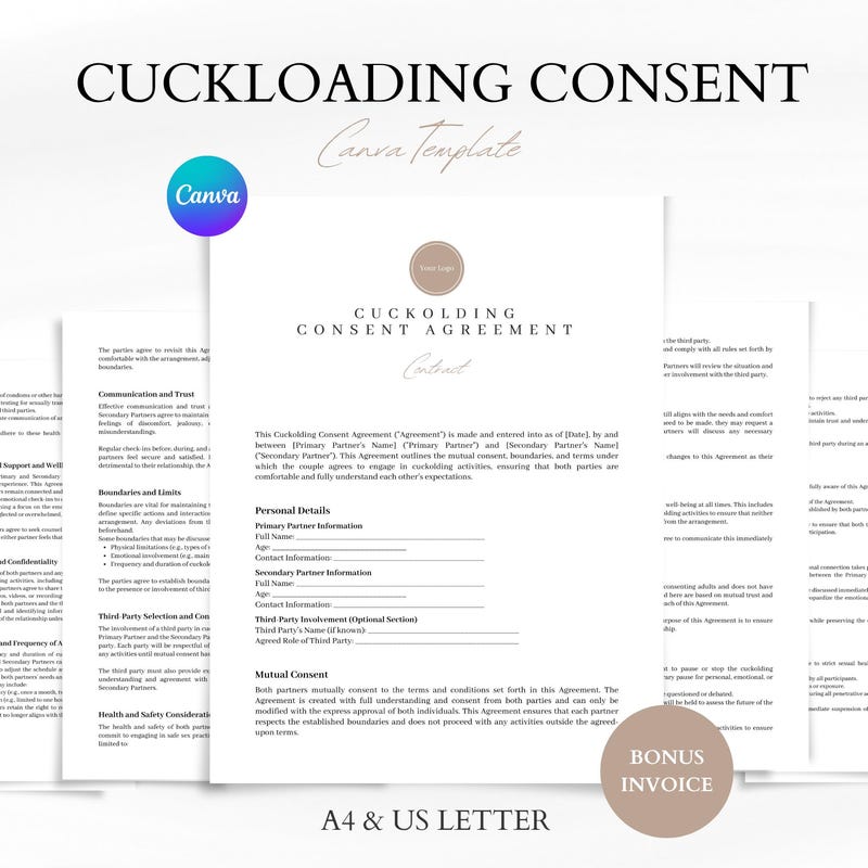 Cuckold Contract - Etsy