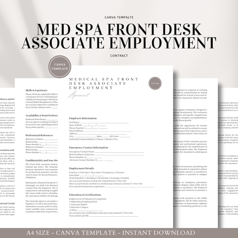 Note Front Desk - Etsy