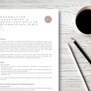 Medical Spa Policy & Procedure Bundle | 25 Comprehensive Policies ...