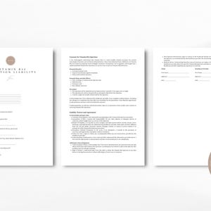 Vitamin B12 Injection Consent and Liability Form Canva Template ...