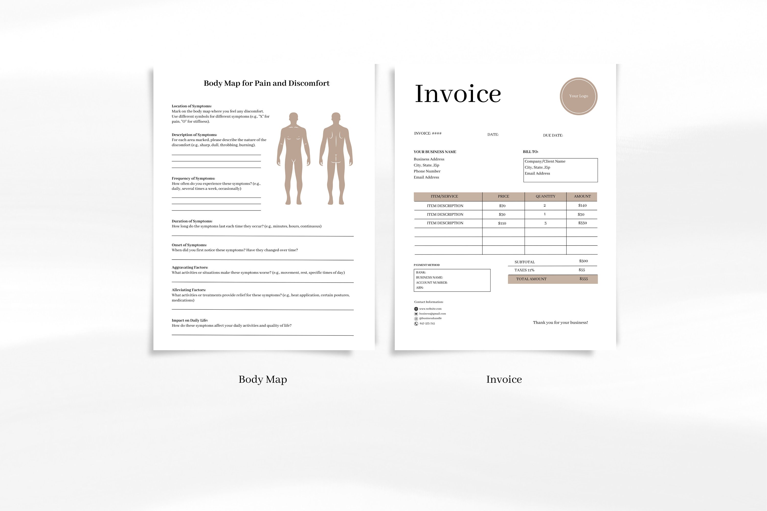 Ayurveda Client Intake Form and Questionnaire Professional Template for ...