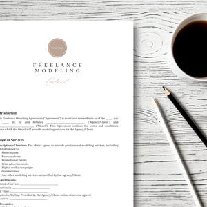 Freelance Modeling Agreement Template - Professional Contract for ...