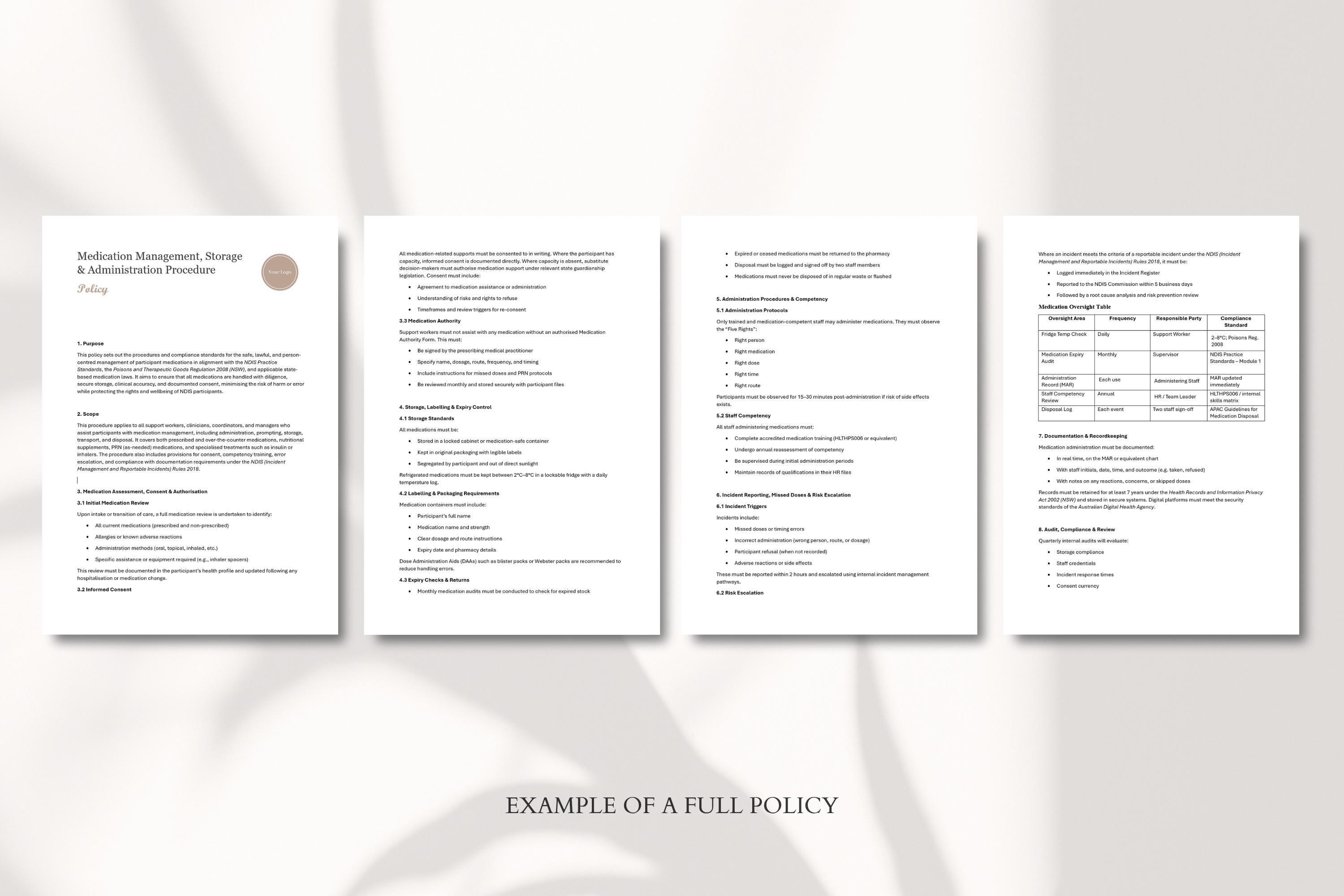 NDIS Policy & Procedure Bundle for Australian Providers | Fully ...
