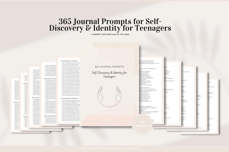 365 Journal Prompts for Self-discovery & Identity for Teenagers PDF ...