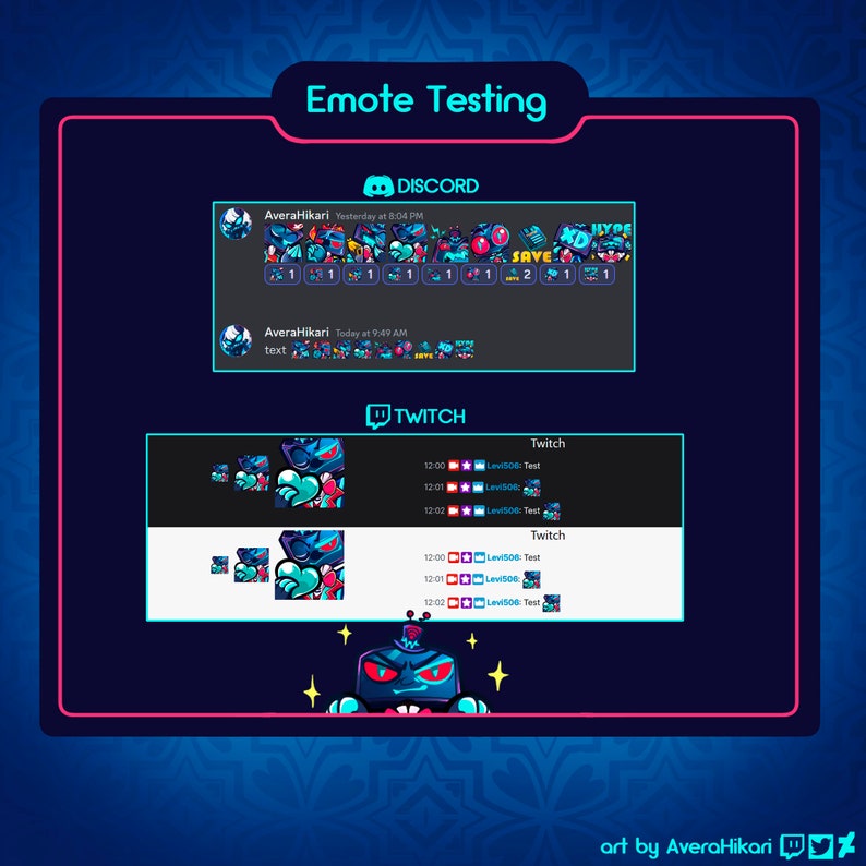 Hazbin Hotel / Vox Series 1 Emote Pack (9) | DISCORD & TWITCH Emotes - Etsy