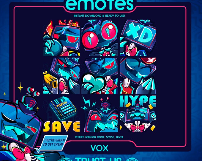 Hazbin Hotel Radiostatic Vox Alastor Acrylic Standee (pre-order ...