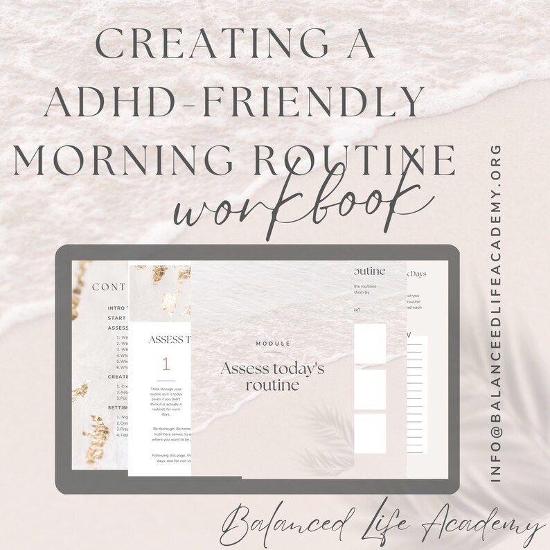Overcoming Executive Dysfunction With an Adhd-friendly Morning - Etsy