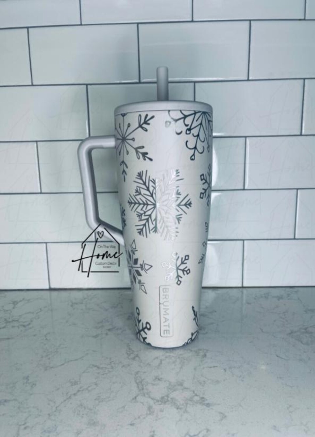 Vintage Snowflakes Brumate | Brumate Era Tumbler | Custom Tumbler With ...