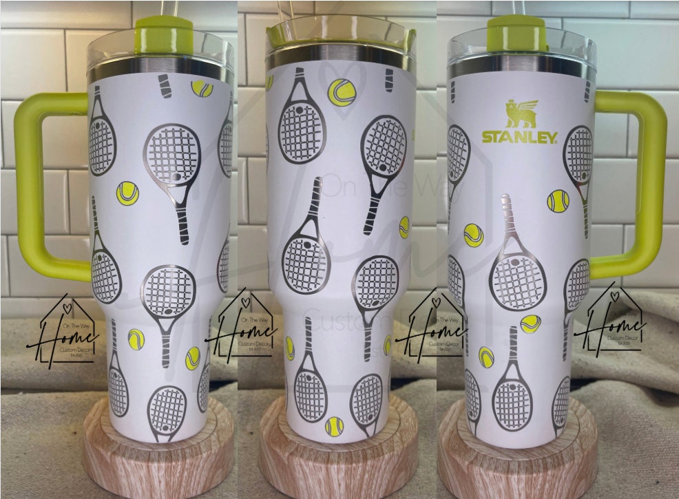 Tennis/softball Engraved and Hand Painted 40oz STANLEY With Handle ...