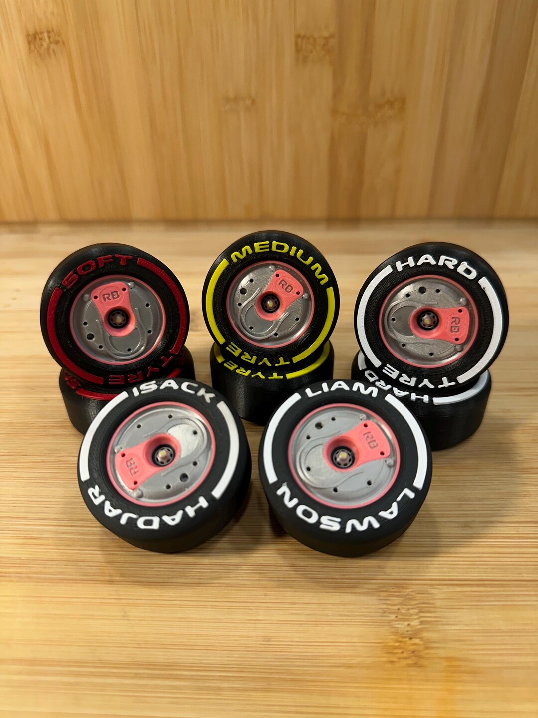 Racing Bulls 2025 Special Miami Livery - Formula 1 Detailed Tire Magnet ...