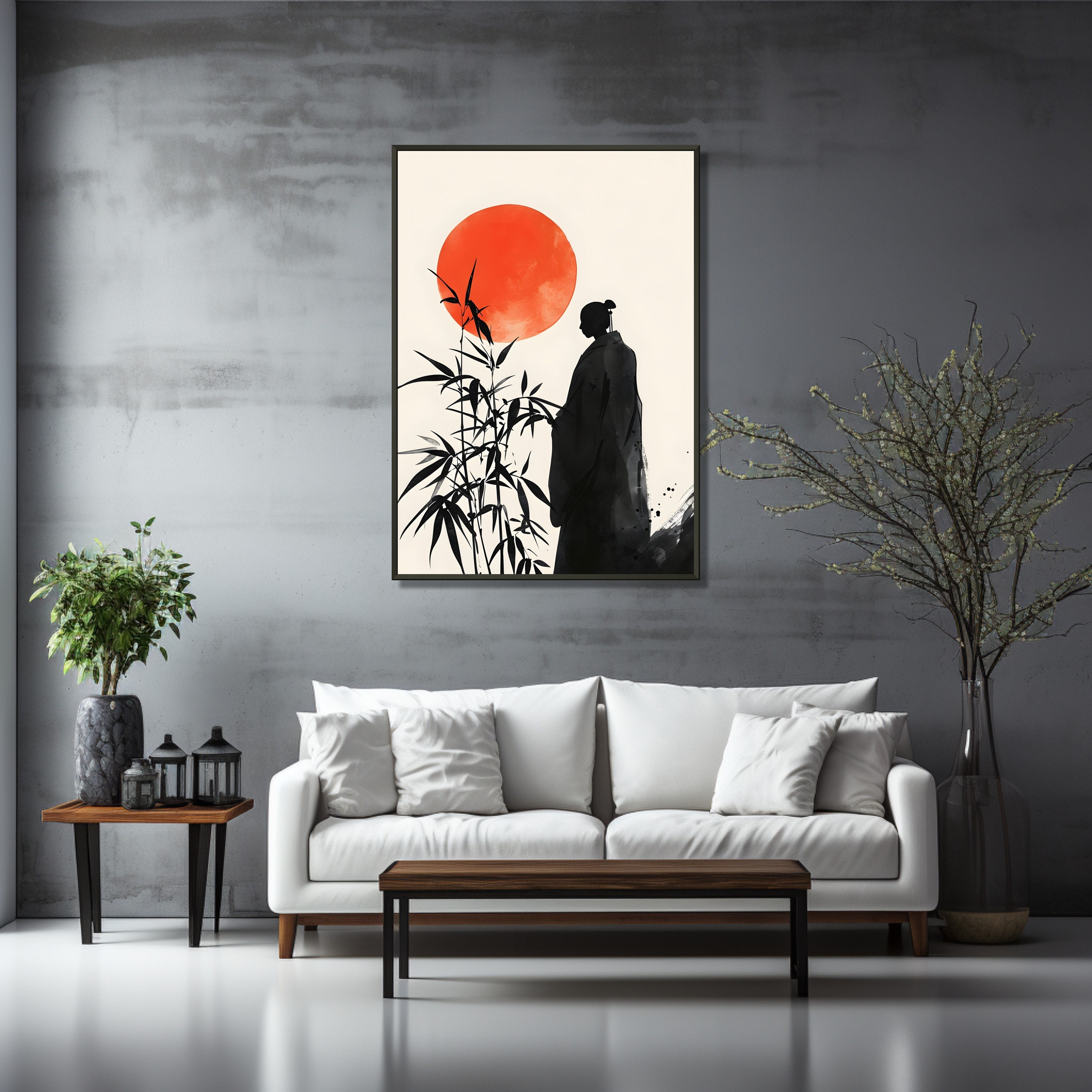 Japandi Wall Art, Wabi Sabi Art, Japanese Art, Modern Minimalist Art ...