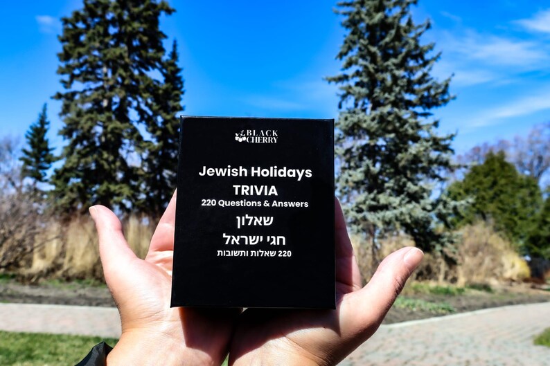 Jewish Holiday Trivia Card Game: Fun Family Education - Etsy Canada