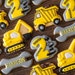 Construction Birthday Cookies Customizable Construction Theme Cookies ...