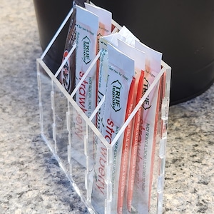Mountable Powdered Drink Packet Organizer - NEW! - Slim Design - Etsy