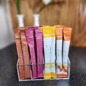 Large Powdered Drink Packet Organizer WIDE 4 Slot Design (more Packets ...